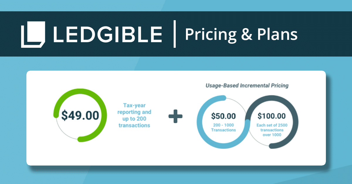 Pricing | Affordable Crypto Tax & Accounting Software
