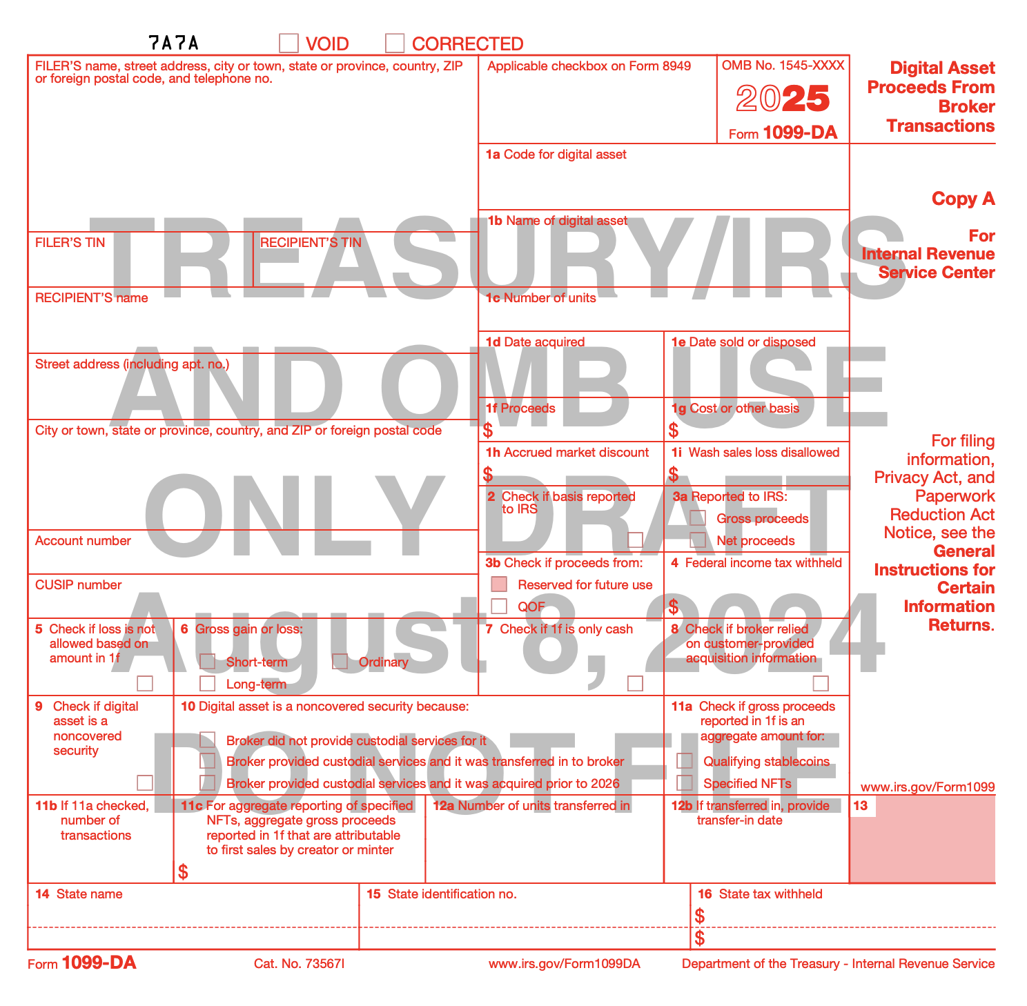 Inside the Updated Draft Form 1099-DA: Key Changes and What’s Still ...